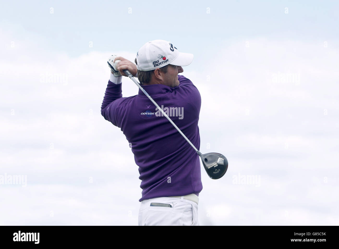 Scotland's Marc Warren tees off on the 17th hole during day two of The ...