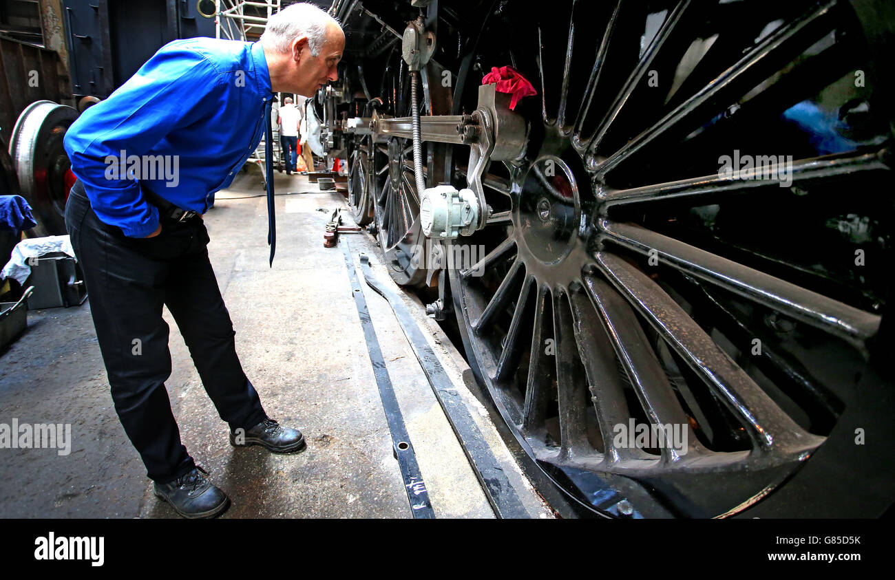 Flying Scotsman Restoration Stock Photo - Alamy