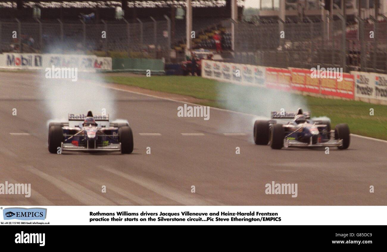 Motor Racing - Rothmans Williams Team at Silverstone. Rothmans Williams ...