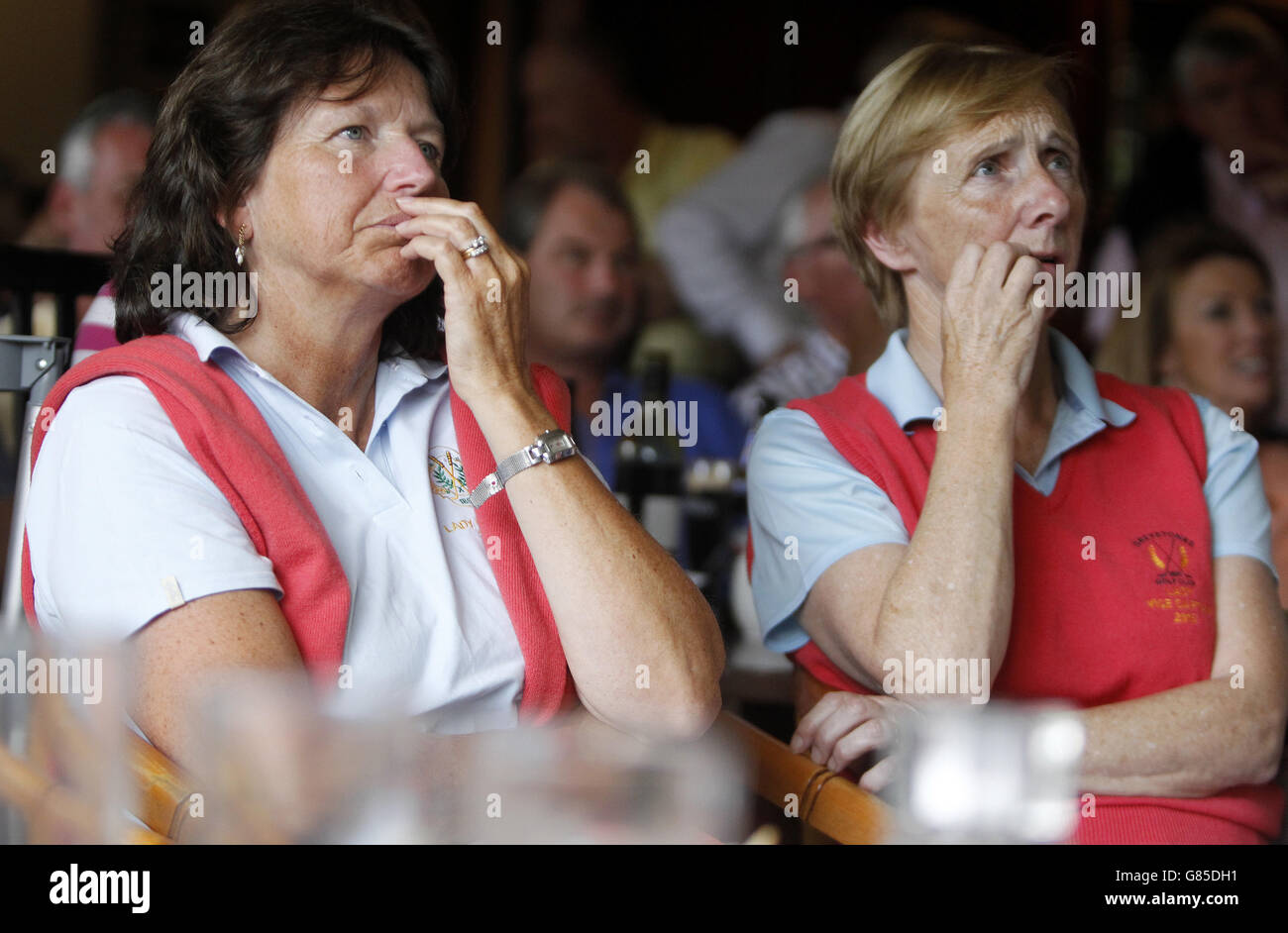 Greystones golf club member mary lockhart left and jo cooney hi-res ...