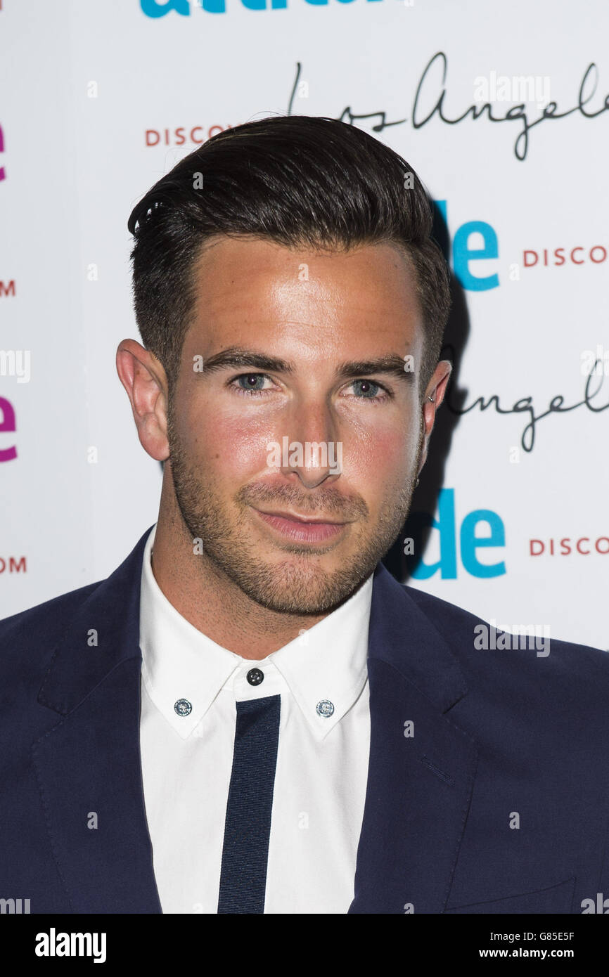 Aaron renfree attending the attitude hot 100 summer party hi-res stock ...