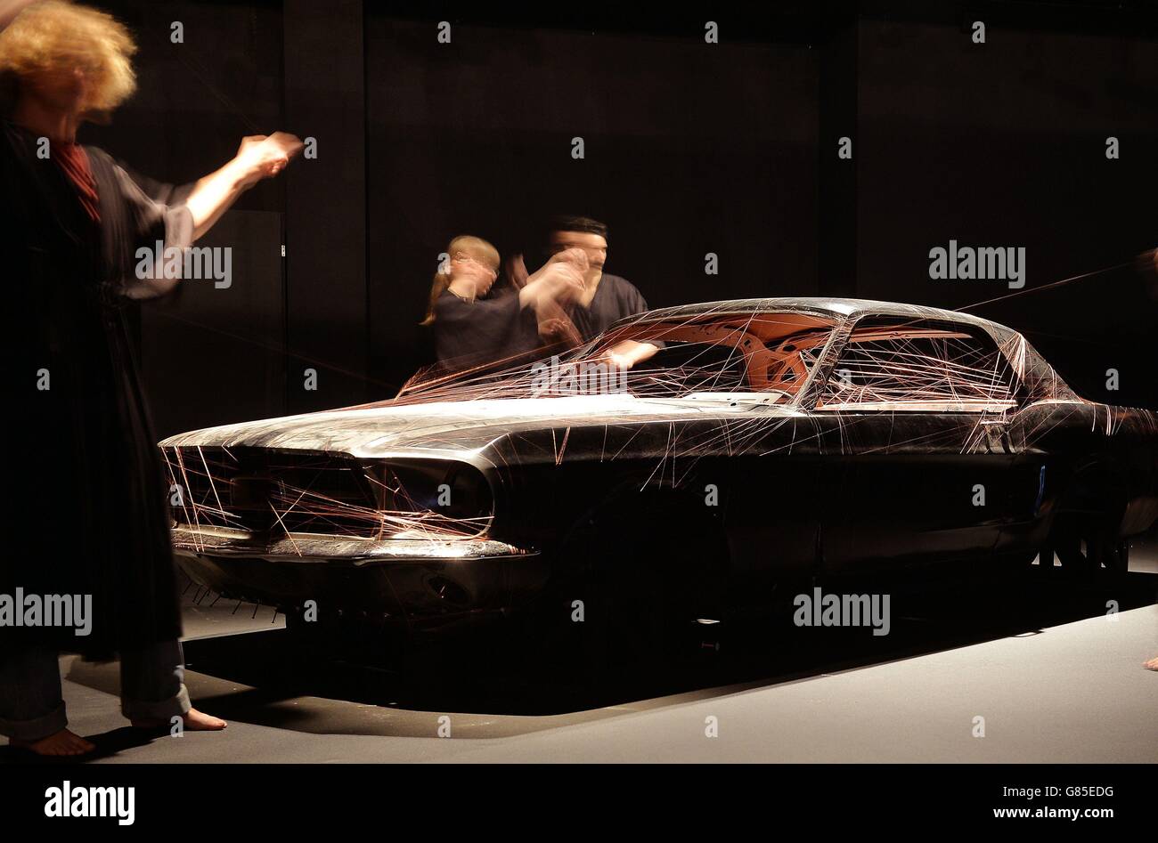 Alice Anderson: Memory Movement Memory Objects exhibition Stock Photo ...