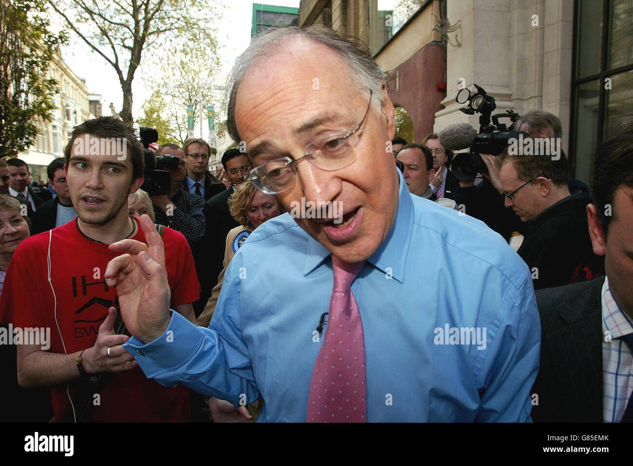 Leader michael howard on a walkabout hi-res stock photography and ...