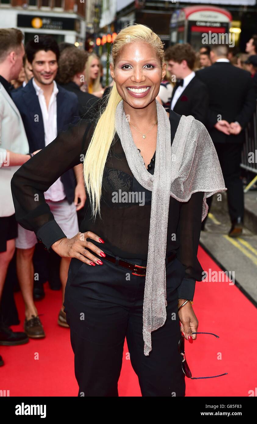 Denise Pearson attending the press night of American Idiot - Green Day ...