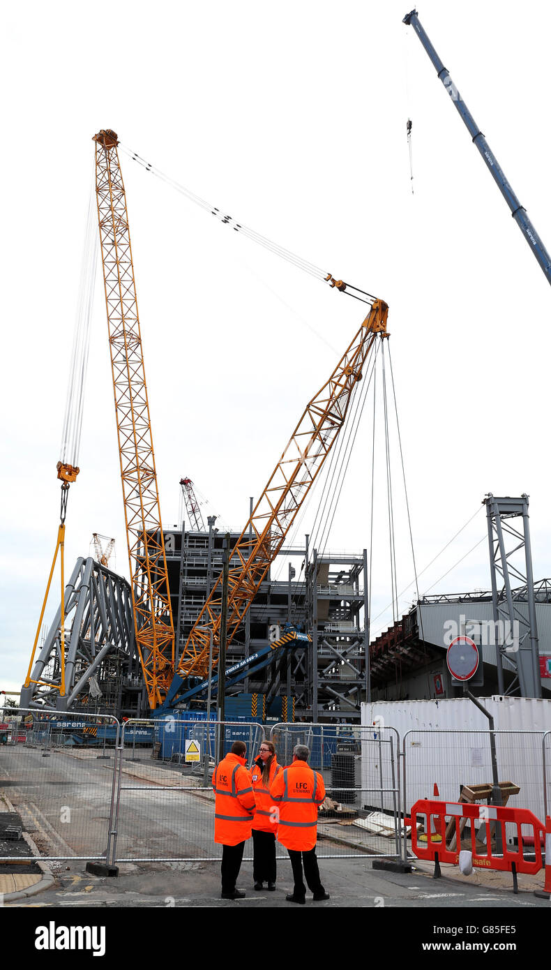 Soccer - Liverpool Stadium Development - Anfield Stock Photo - Alamy