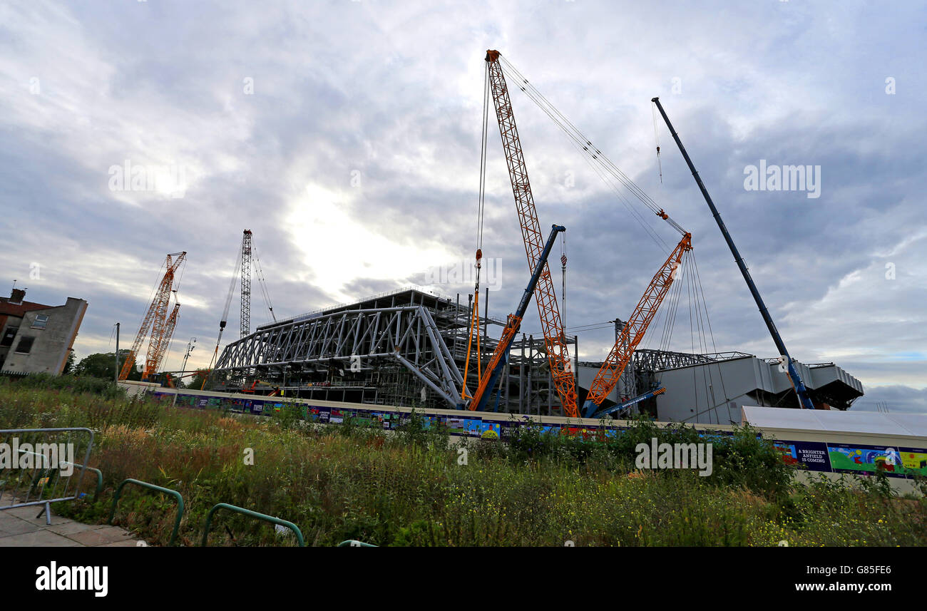 Soccer - Liverpool Stadium Development - Anfield Stock Photo - Alamy