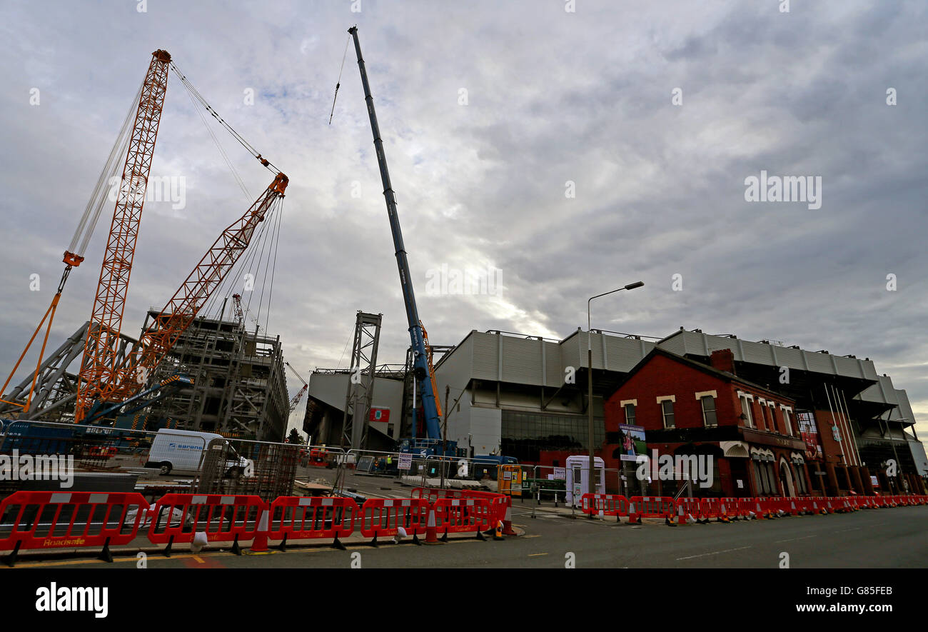 Soccer - Liverpool Stadium Development - Anfield Stock Photo - Alamy