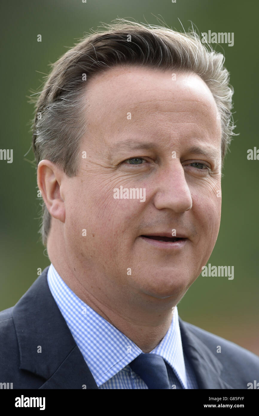 Prime Minister visits the Royal Welsh Show Stock Photo - Alamy