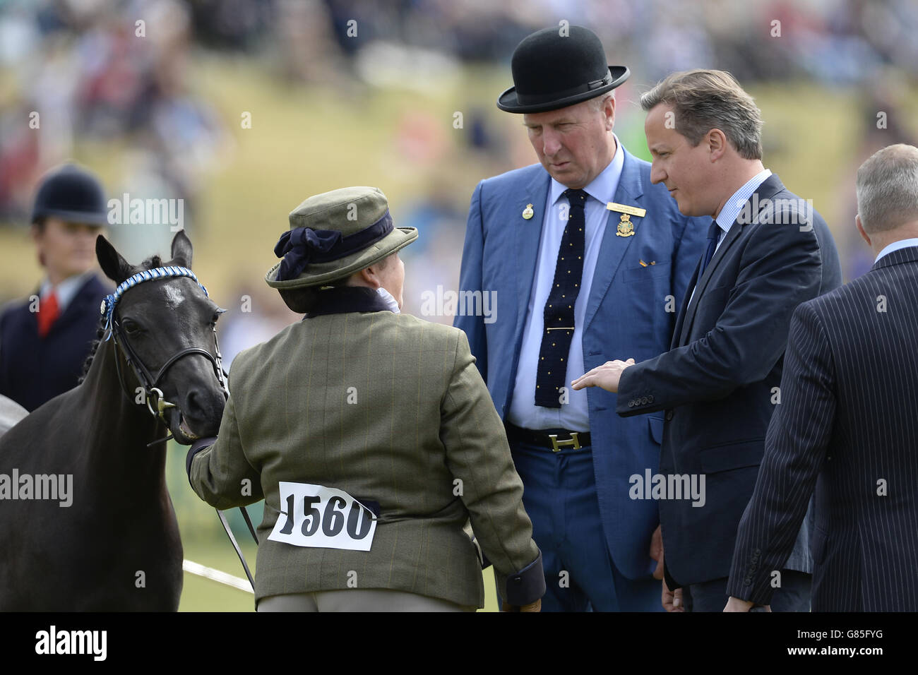 Prime Minister visits the Royal Welsh Show Stock Photo - Alamy