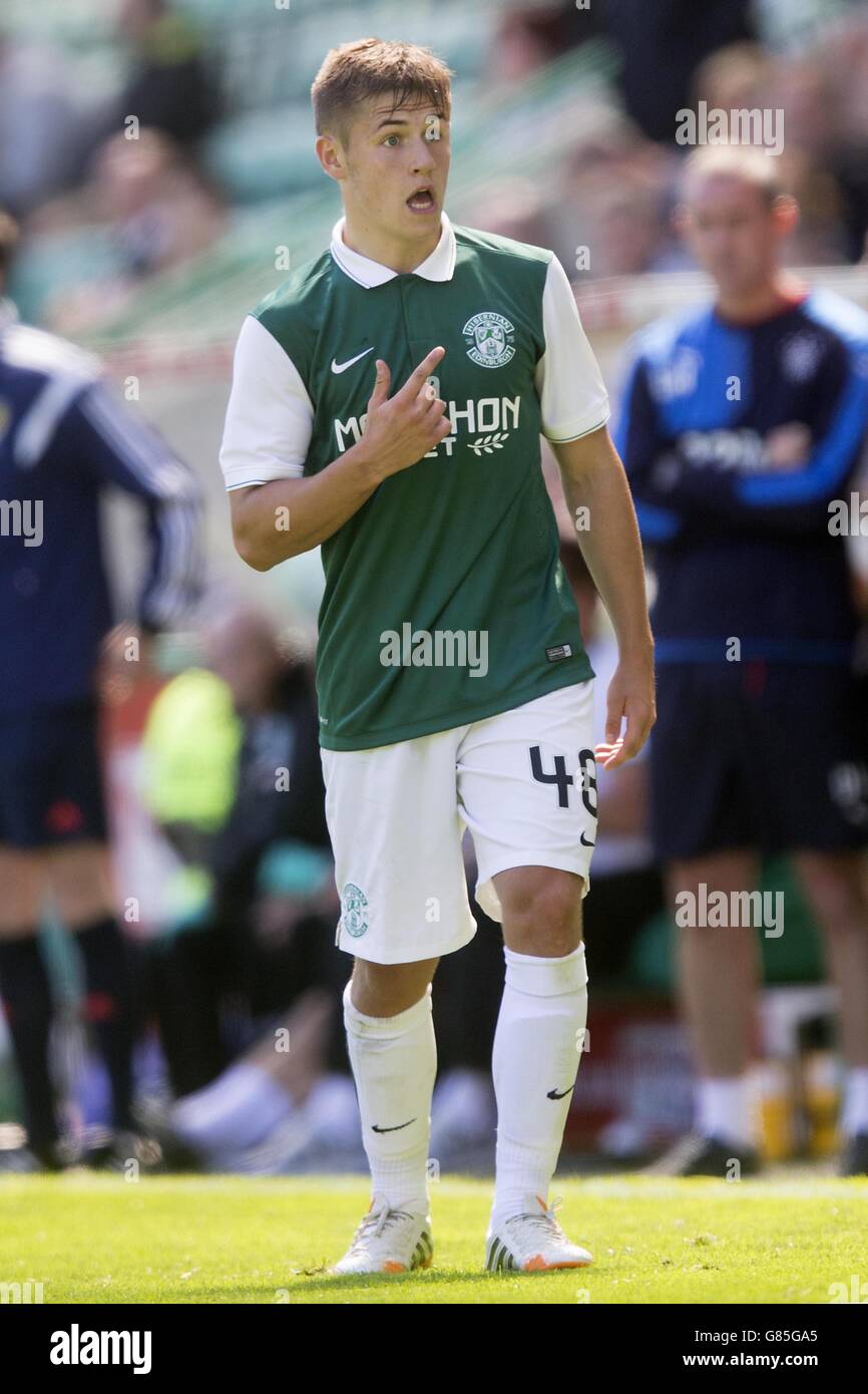 Hibernian scott martin petrofac training cup first round easter road hi ...