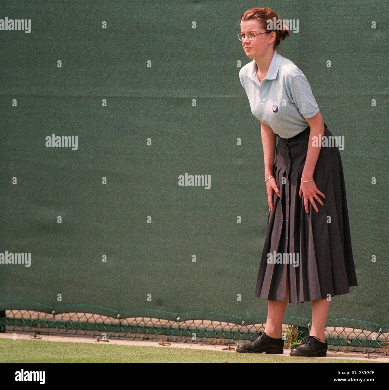 Tennis - Nottingham Open. Line Judge Stock Photo - Alamy