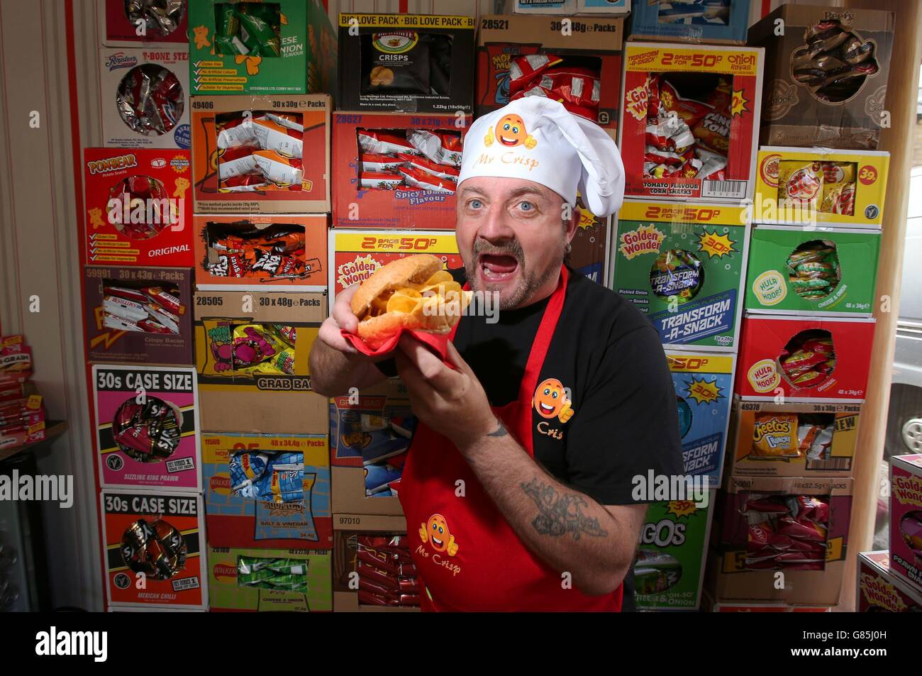 Mr crisp opening hi-res stock photography and images - Alamy