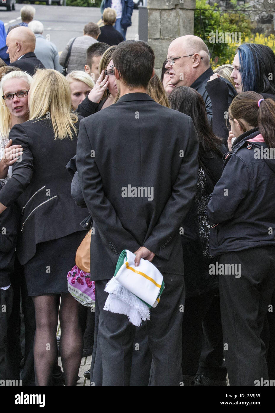 John Yuill funeral Stock Photo - Alamy