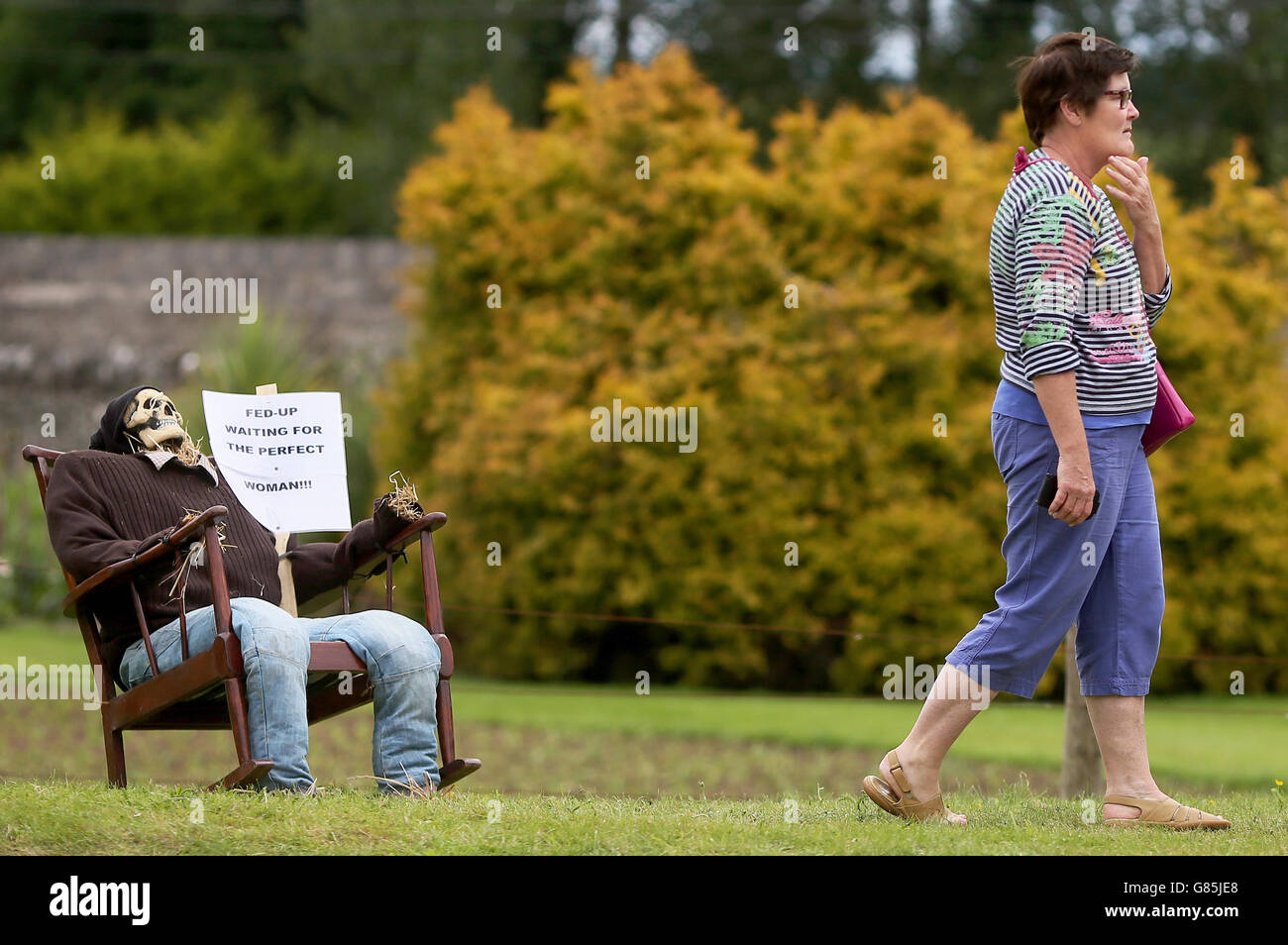 During the durrow scarecrow festival in ireland hi-res stock ...