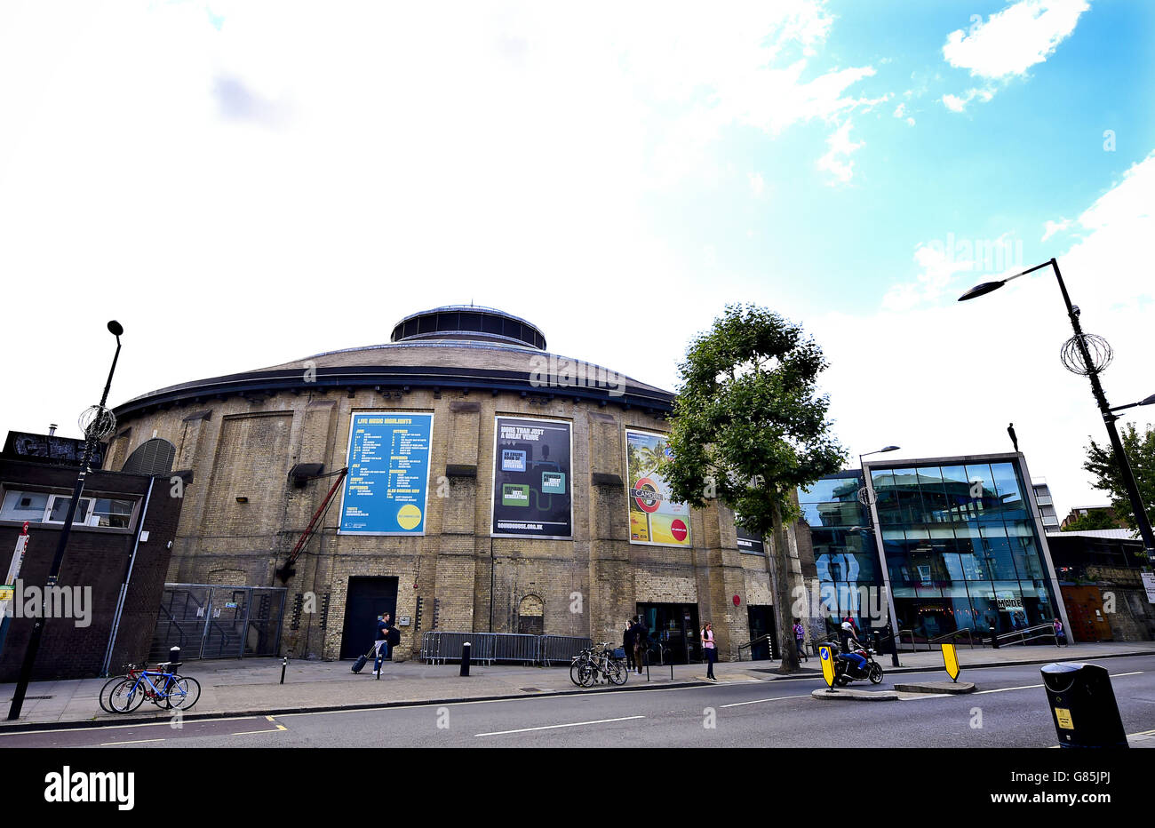General view of The Roundhouse, a Grade II listed former railway engine ...