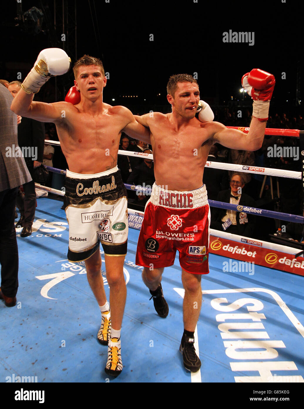 Luke Campbell (left ) and Tommy Coyle after there Vacant WBC ...