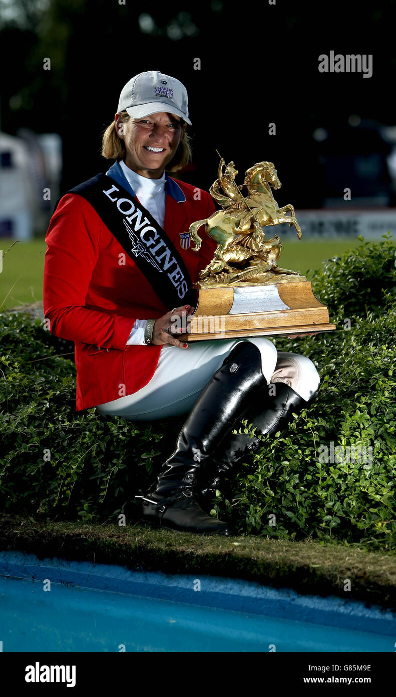 USA's Elizabeth Madden won the Longines King George V Gold Cup during ...