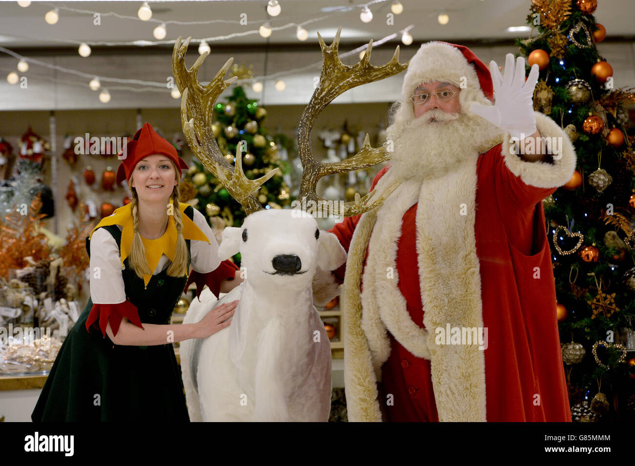 Selfridges Christmas Shop opening 2015 Stock Photo - Alamy
