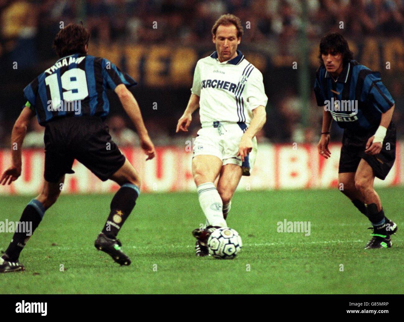 Soccer - UEFA Cup 2nd Leg Final - Inter Milan v Schalke 04 Stock Photo ...