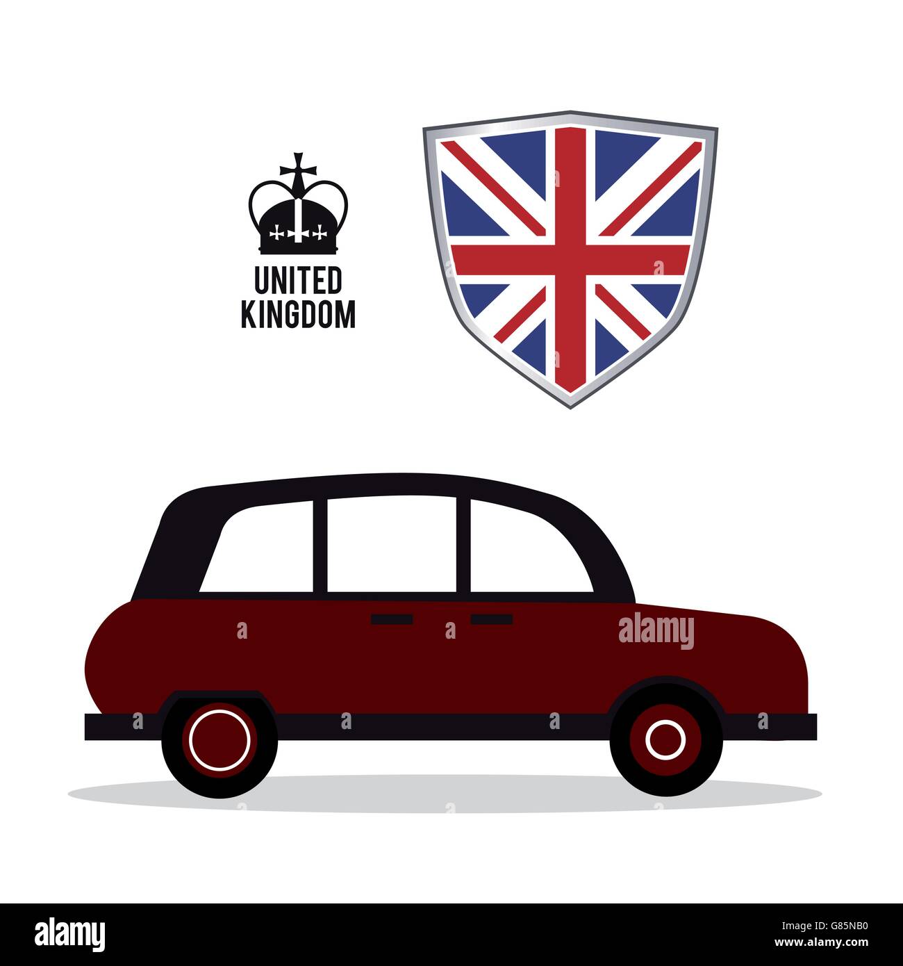 British historical car Stock Vector Images - Alamy