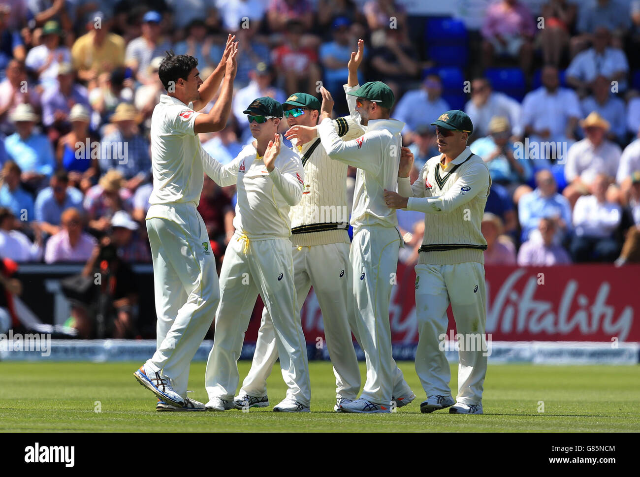 Australia bowler mitchell starc first investec ashes test swalec ...