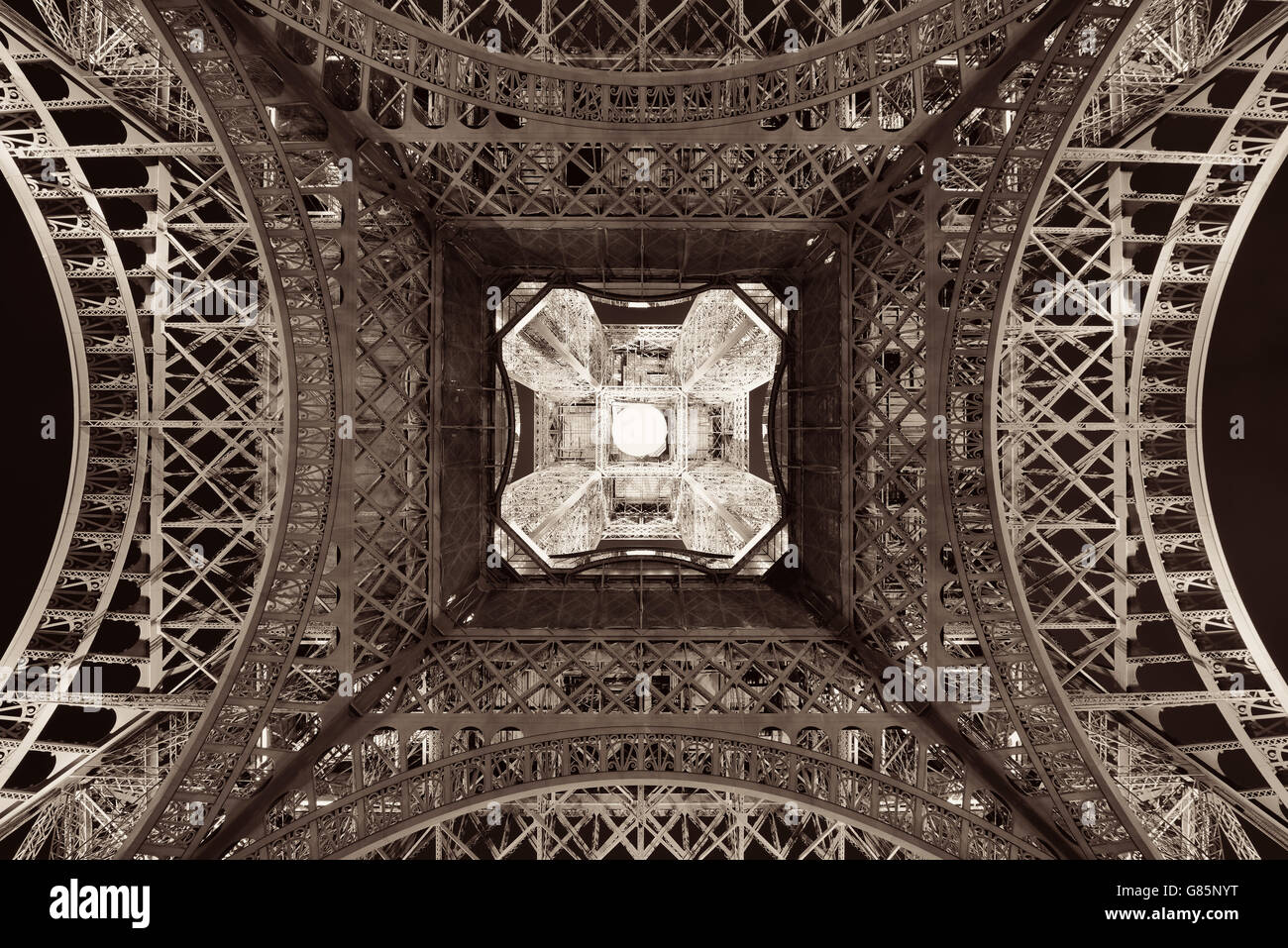 Eiffel tower night closeup view on may 13 hi-res stock photography and ...