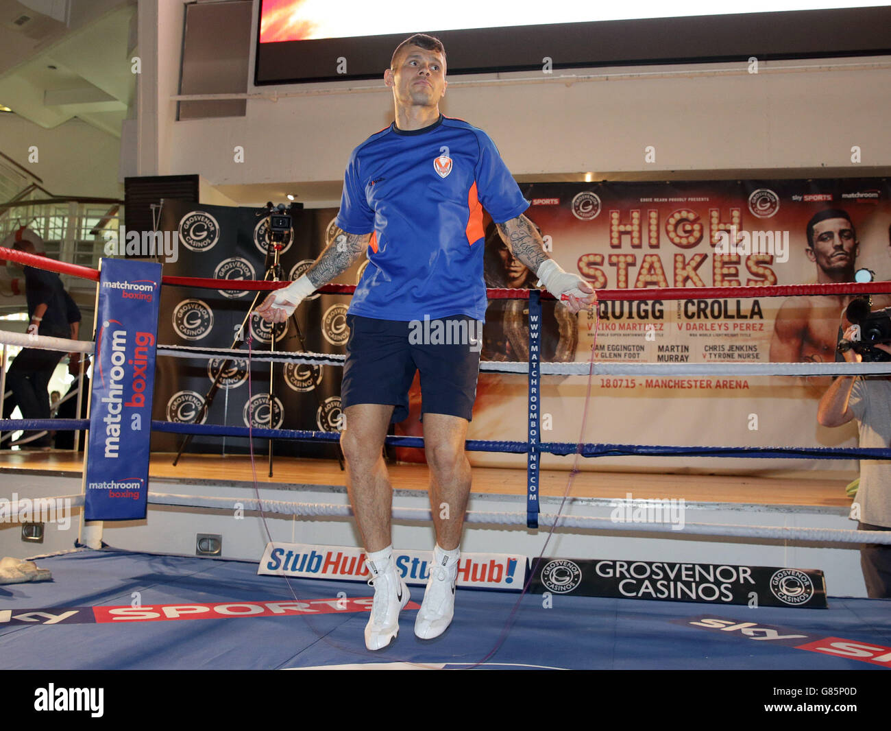 Boxing - Scott Quigg and Anthony Crolla Public Work-outs - intu ...