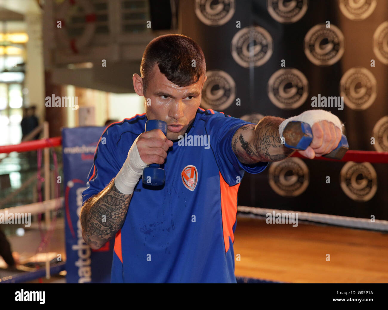 Boxing - Scott Quigg and Anthony Crolla Public Work-outs - intu ...