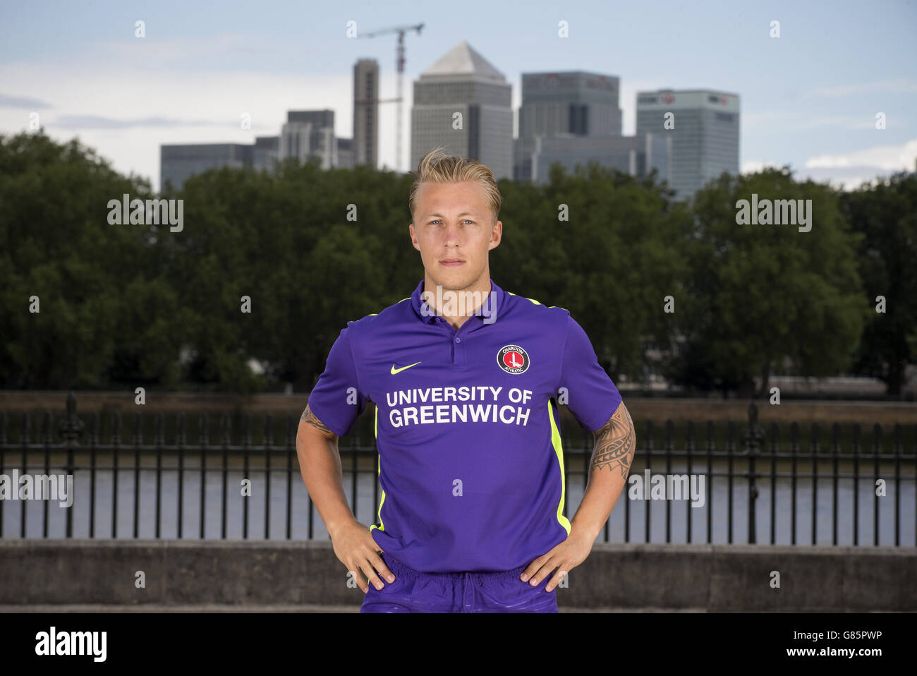 Charlton Athletic's Chris Solly at the Old Royal Naval College in ...
