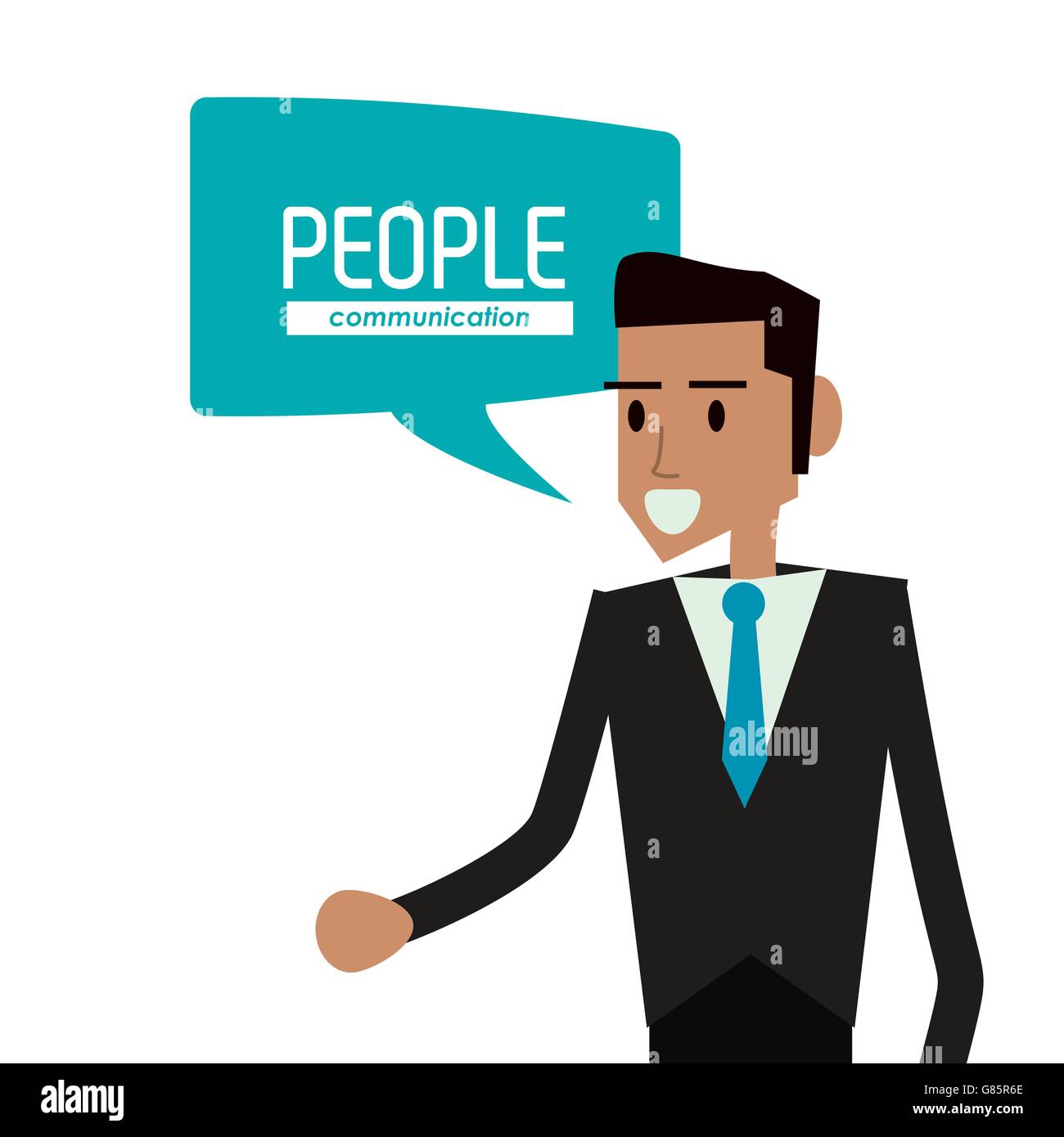 man and bubble icon. People design. Vector graphic Stock Vector Image ...