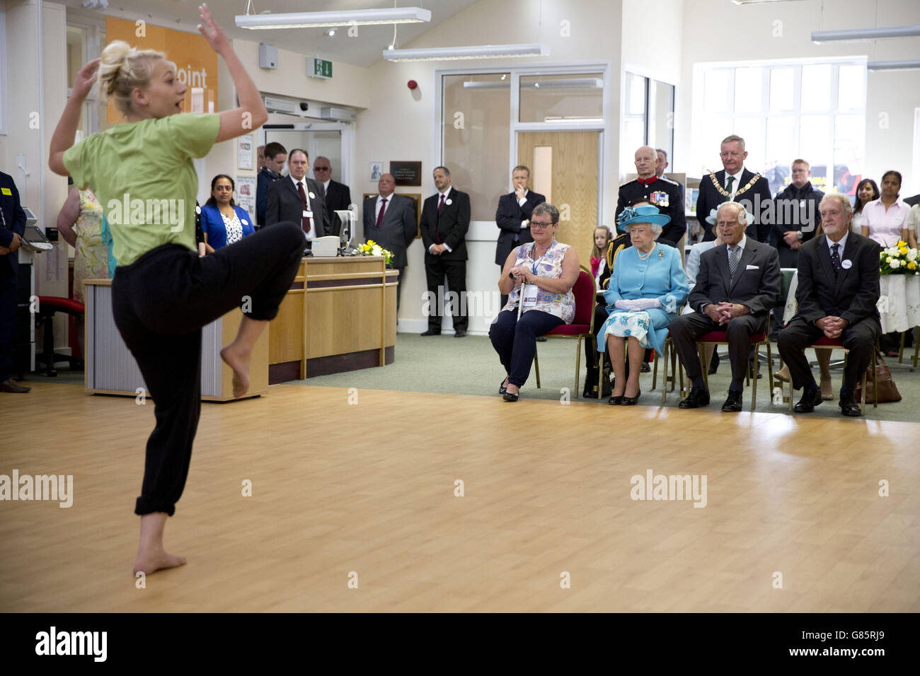The queen prince philip dance hi-res stock photography and images - Alamy