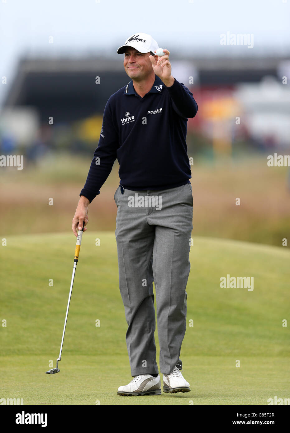 Englands david howell day one open championship st andrews hi-res stock ...