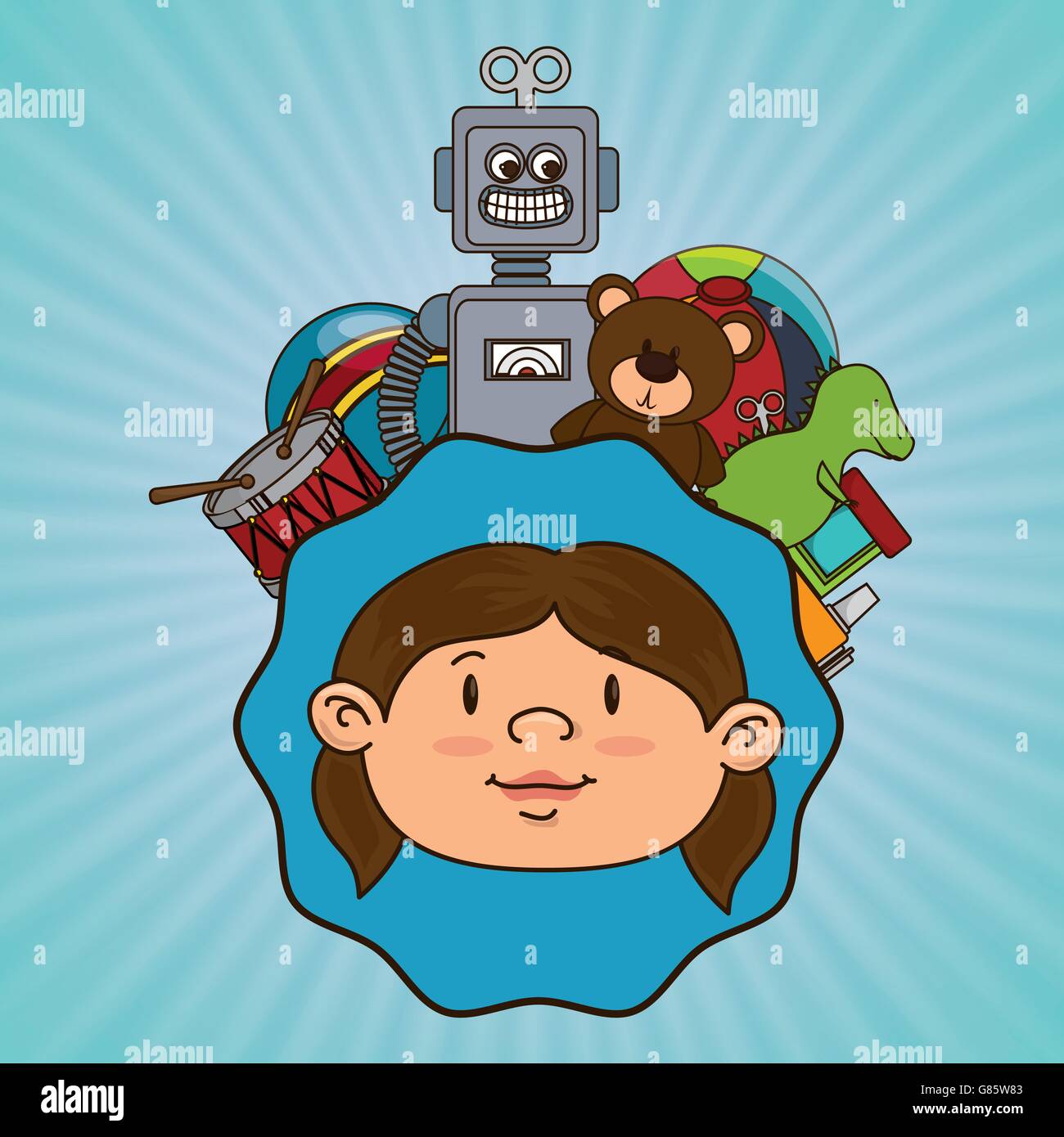 kids and toys design Stock Vector Image & Art - Alamy