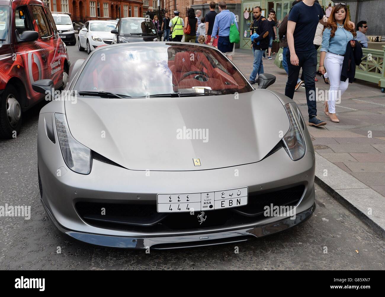 Middle Eastern cars in London Stock Photo - Alamy