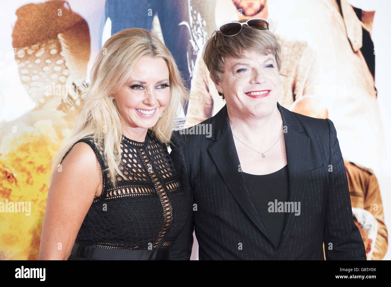 Carol Vorderman and Eddie Izzard attending the Mission: Impossible ...