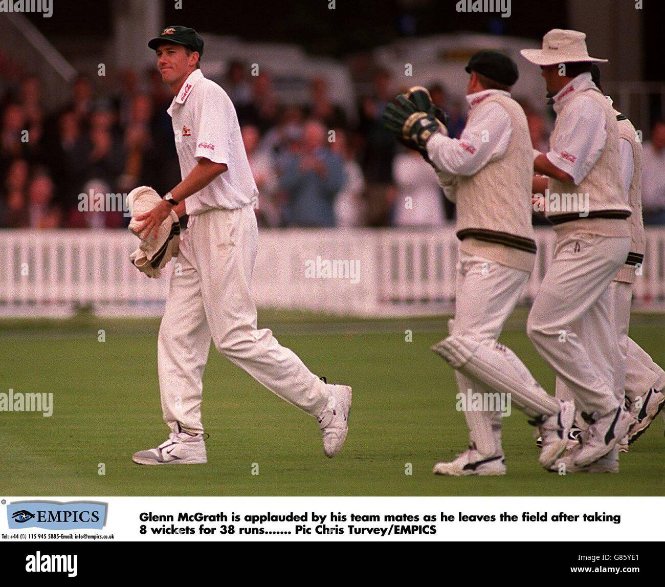 Cricket-2nd Test Match-Lords Stock Photo - Alamy