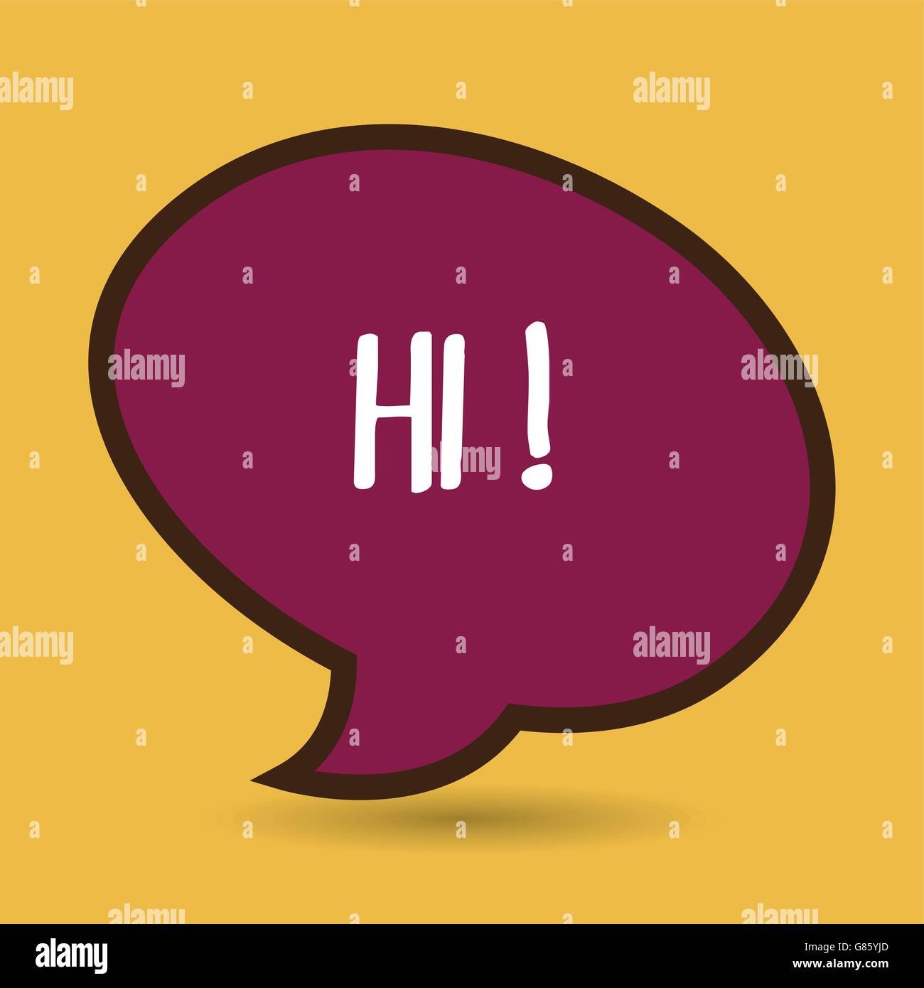 bubble text message design Stock Vector Image & Art - Alamy