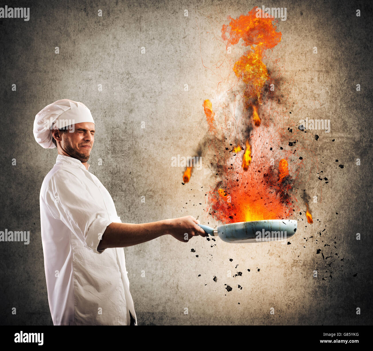 Bad cook man hi-res stock photography and images - Alamy