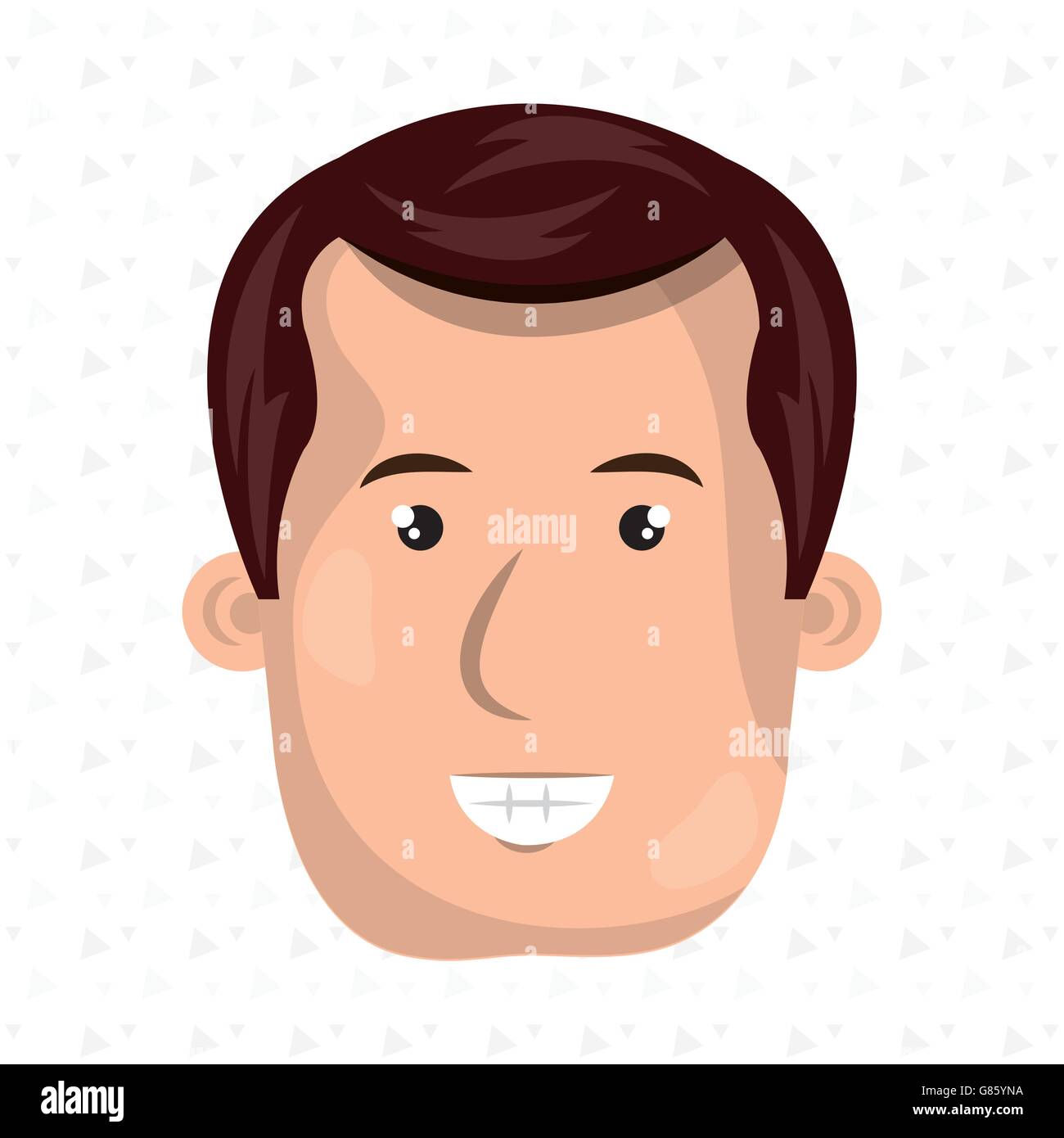 smiling face person design Stock Vector Image & Art - Alamy