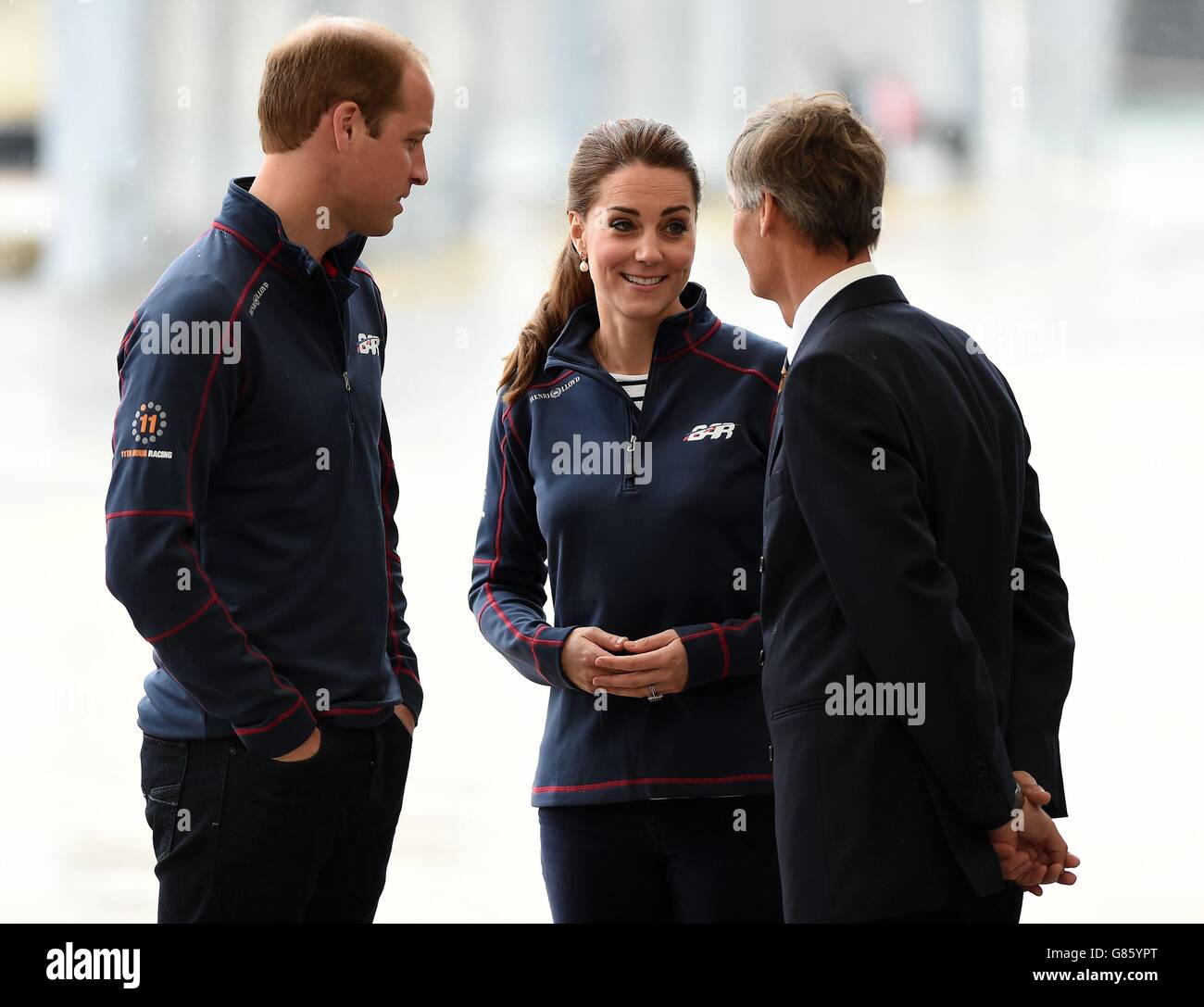 The Duke and Duchess of Cambridge are greeted by Lord-Lieutenant of ...