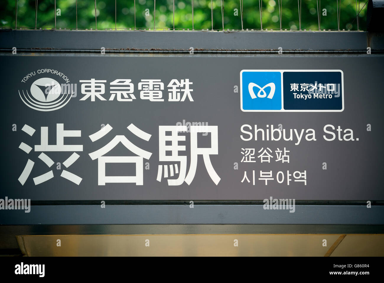 Shibuya train station area hi-res stock photography and images - Alamy