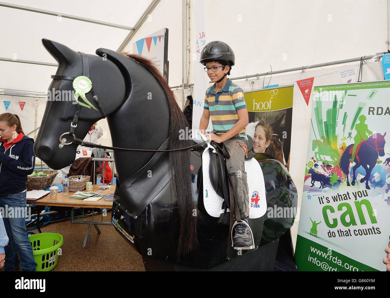 Horse riding simulator hi-res stock photography and images - Alamy