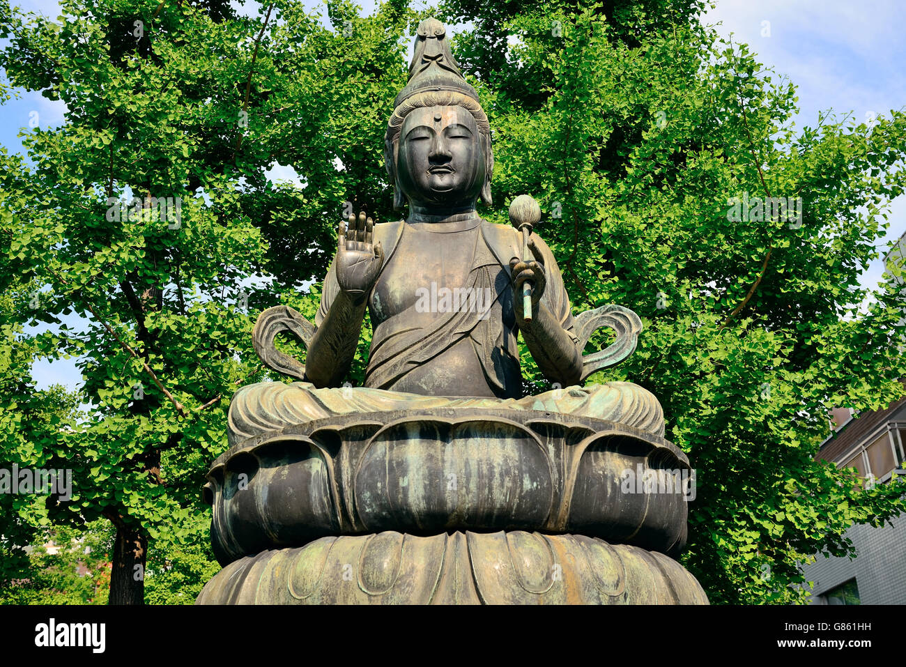 Buddha statue in Sensoji Temple, Tokyo, Japan Stock Photo - Alamy