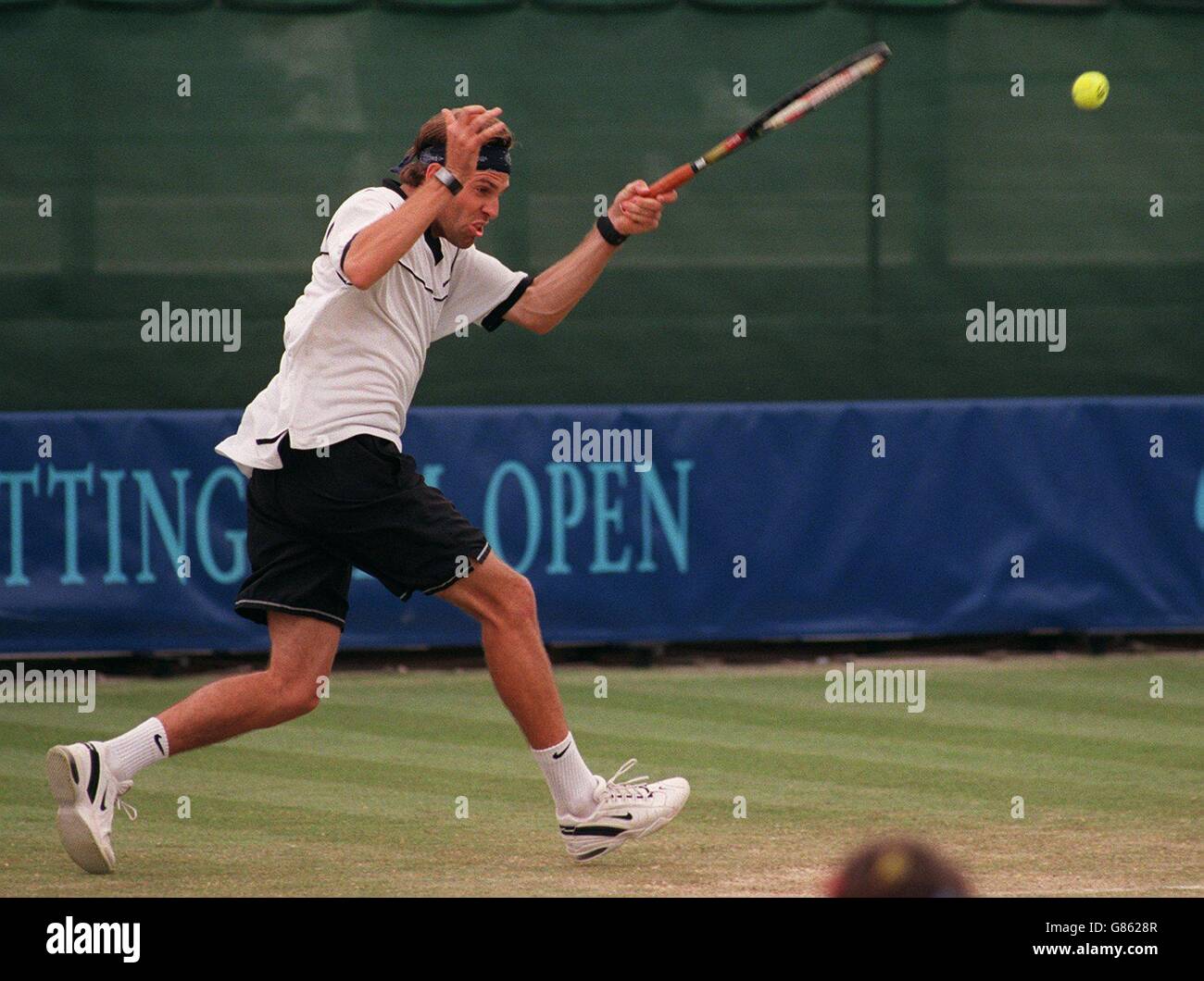 Tennis, Nottingham Open. Greg Rusedski, GB Stock Photo - Alamy