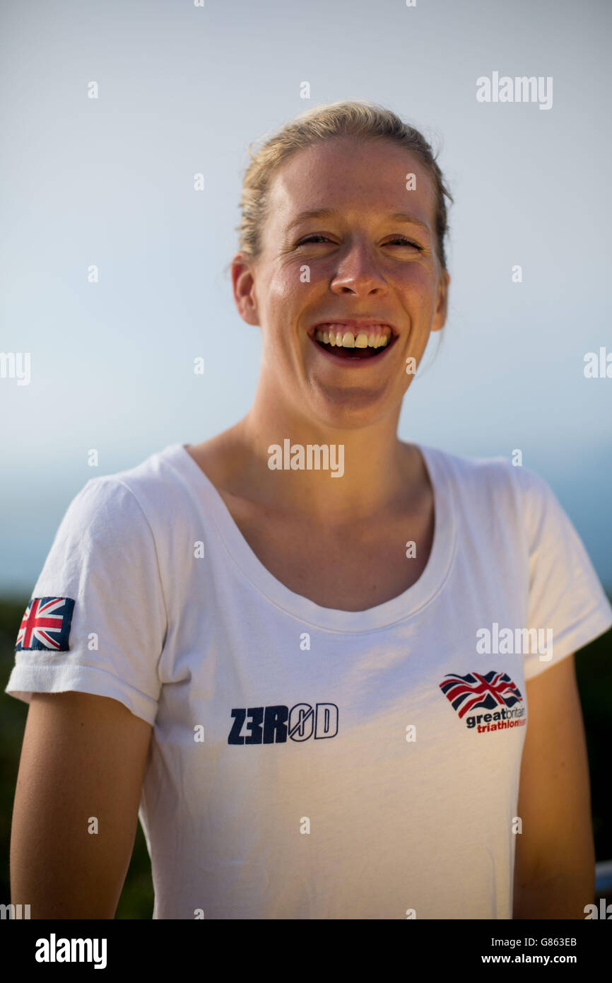 Hazel Smith, Great Britain Paratriathlon during a visit to Sugar Loaf ...