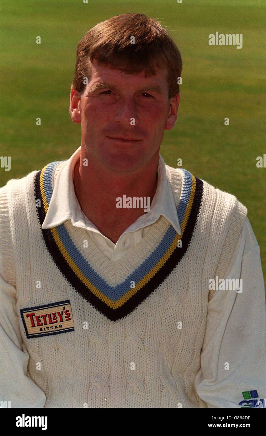 Yorkshire County Cricket Club Photocall. David Byas, Yorkshire Stock ...