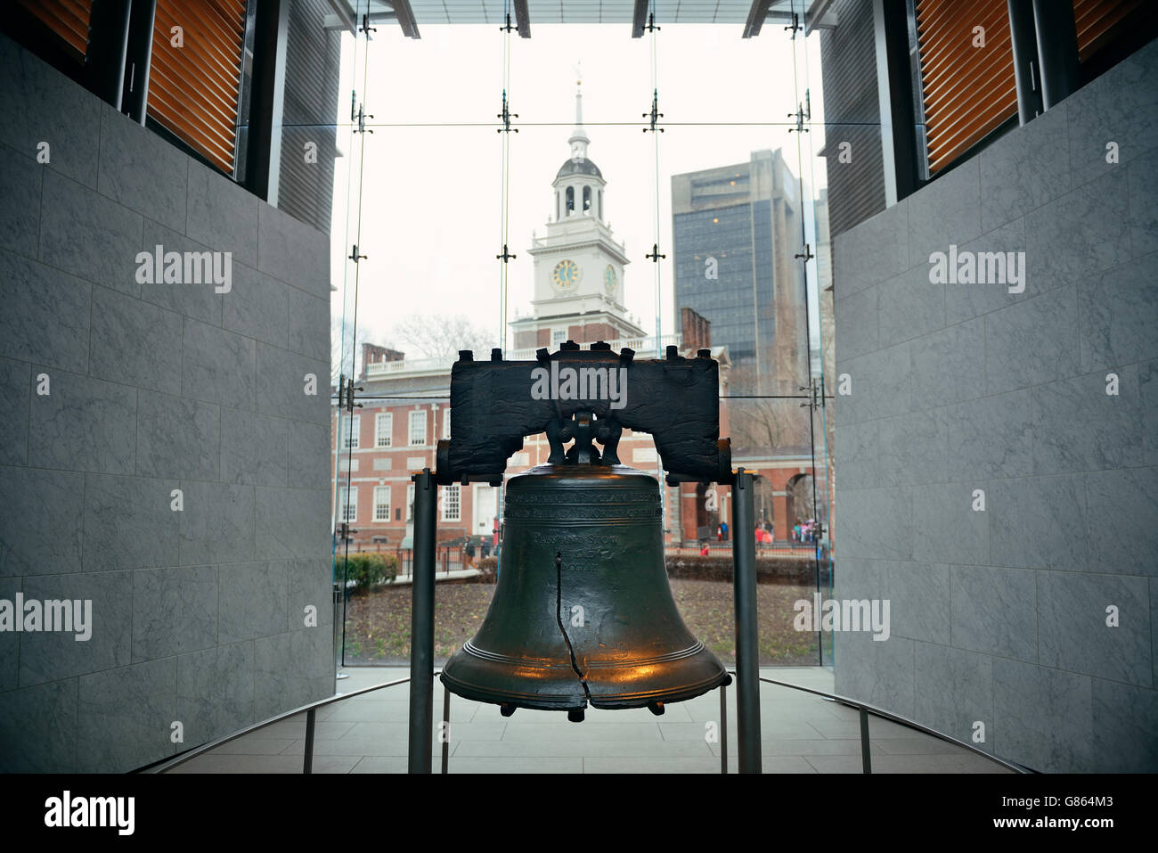 Liberty bell in independence hall hi-res stock photography and images ...