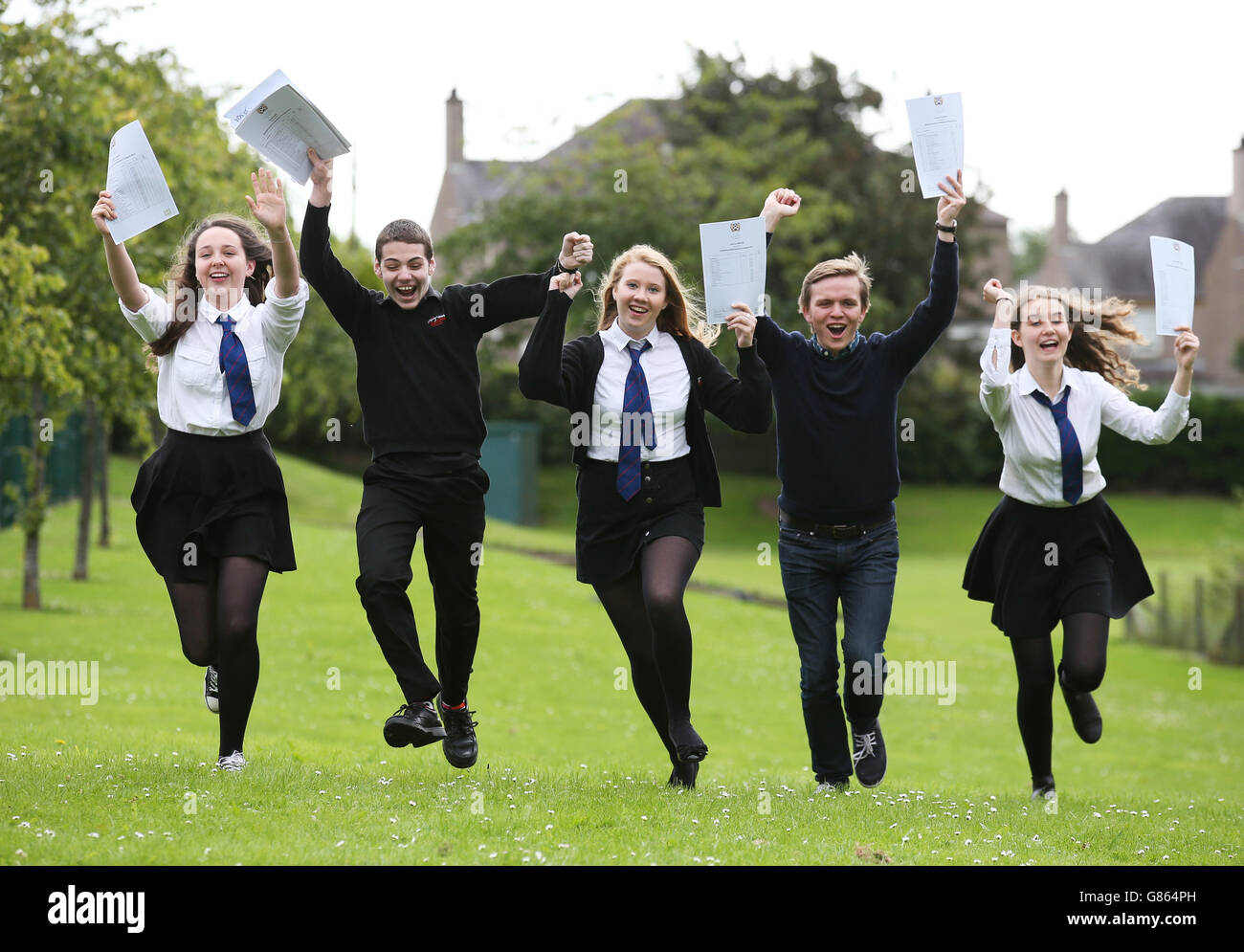 Scottish exam results Stock Photo - Alamy