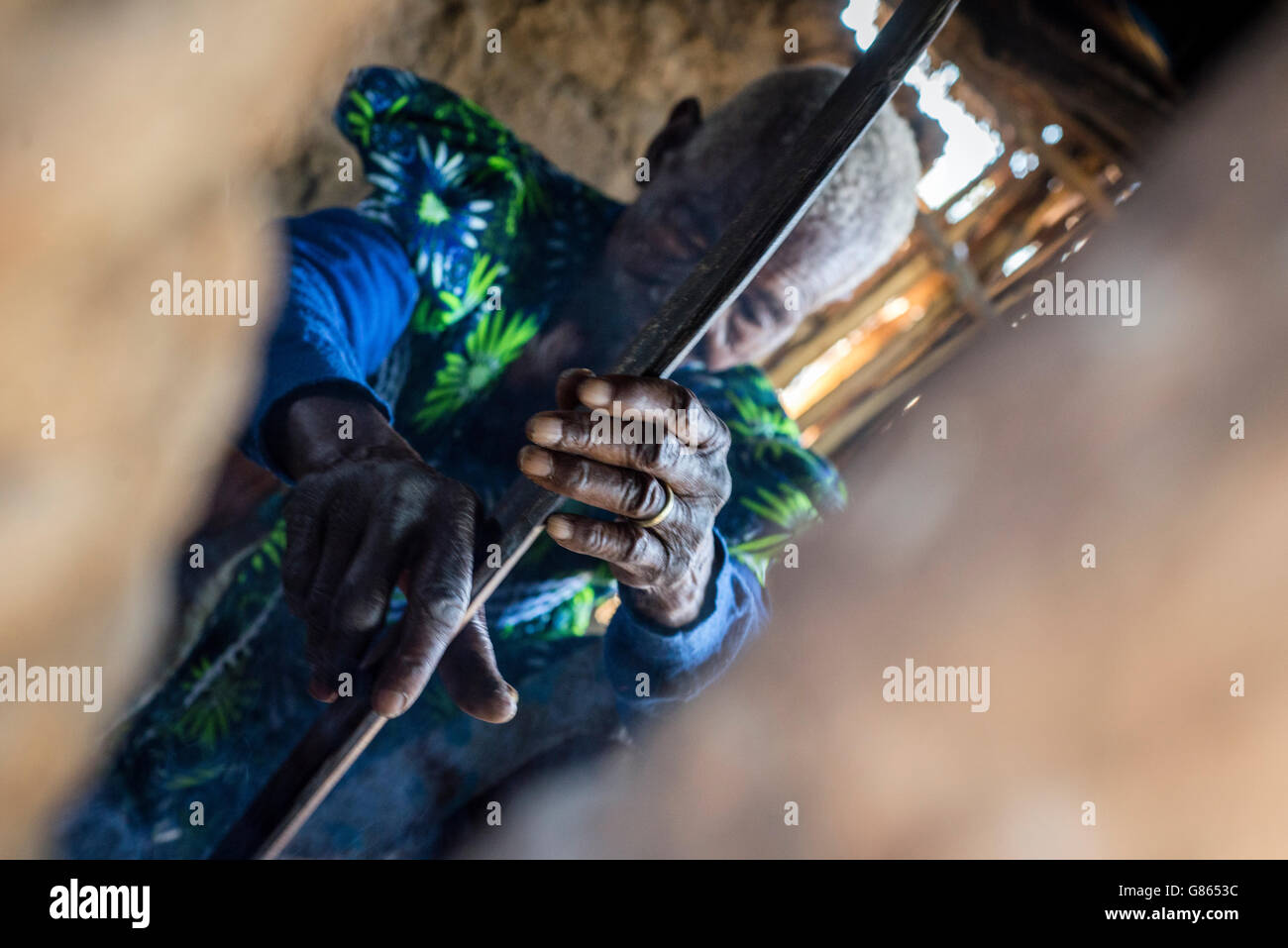 Ovambo woman prepares food on hi-res stock photography and images - Alamy