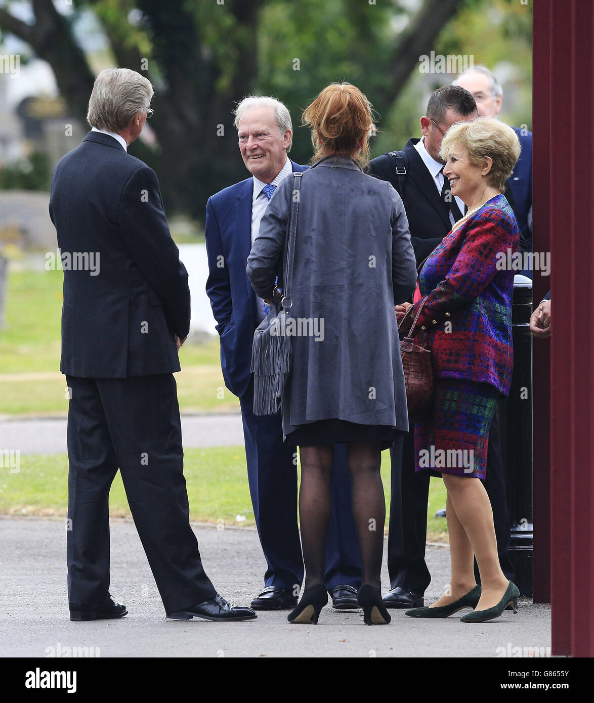 George Cole funeral Stock Photo - Alamy